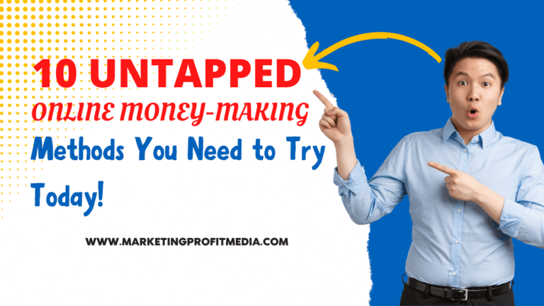 10 Untapped Online Money-Making Methods You Need to Try Today ...